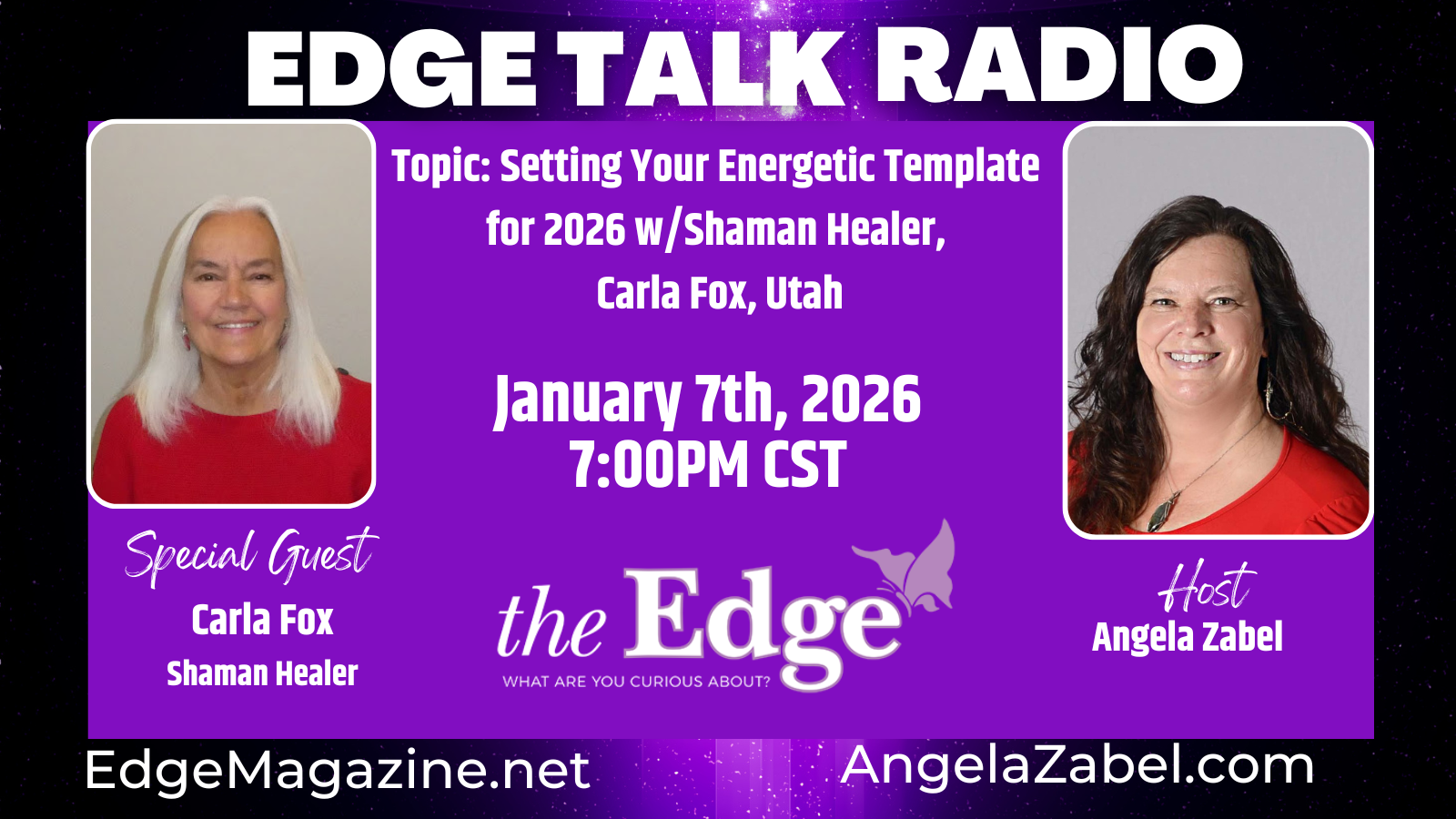 Setting Your Energetic Template for 2026 w/Shaman Healer, Carla Fox ...